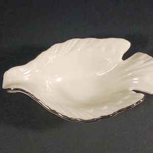 Vintage Lenox Dove Bird Candy Dish - White With Platinum Trim - Home ...