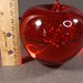 Radiant Ruby Apple: Handcrafted Blown Glass Red Apple With - Etsy