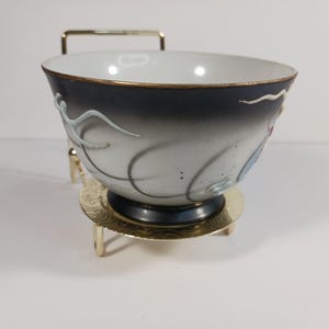Vintage Dragonware Moriage Geisha Tea Cup & Saucer, Hand Painted, 1950 ...