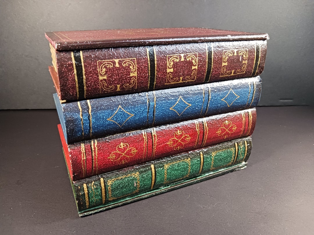 Secret Book Box Hidden Wooden Storage Box for Treasures and Clutter ...