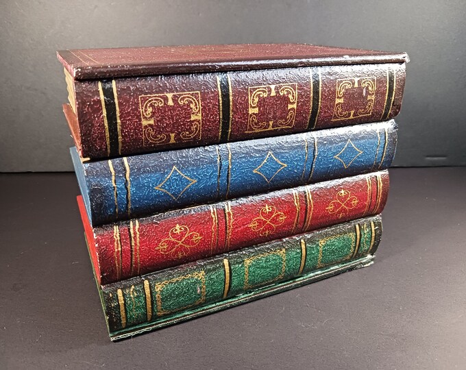 Secret Book Box - Hidden Wooden Storage Box for Treasures and Clutter ...