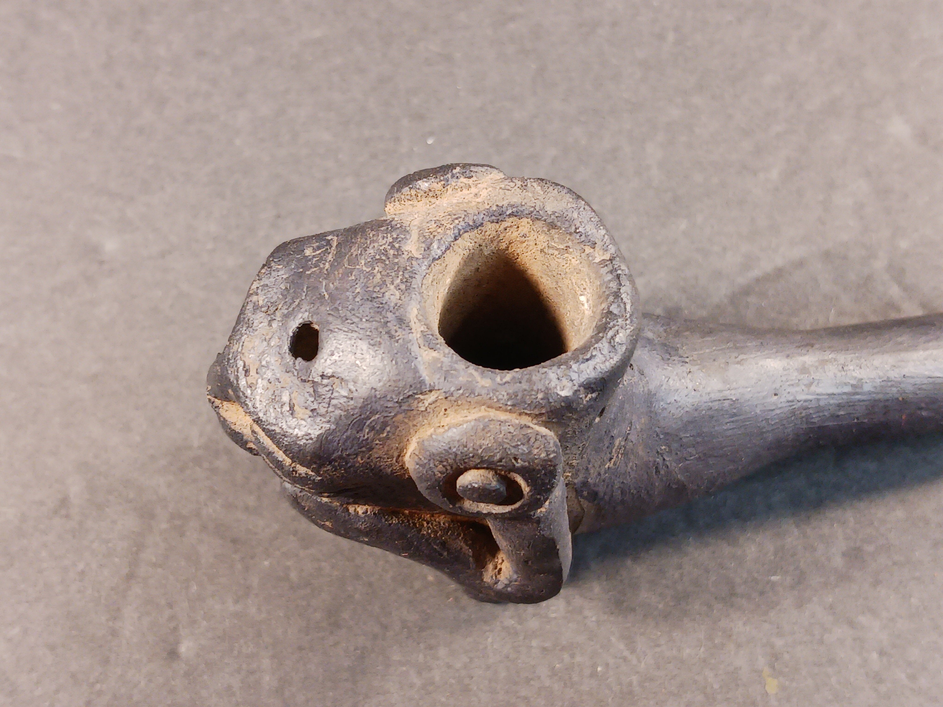 Vintage Mayan Aztec Smoking Pipe Clay Pottery Unique Gift - Etsy