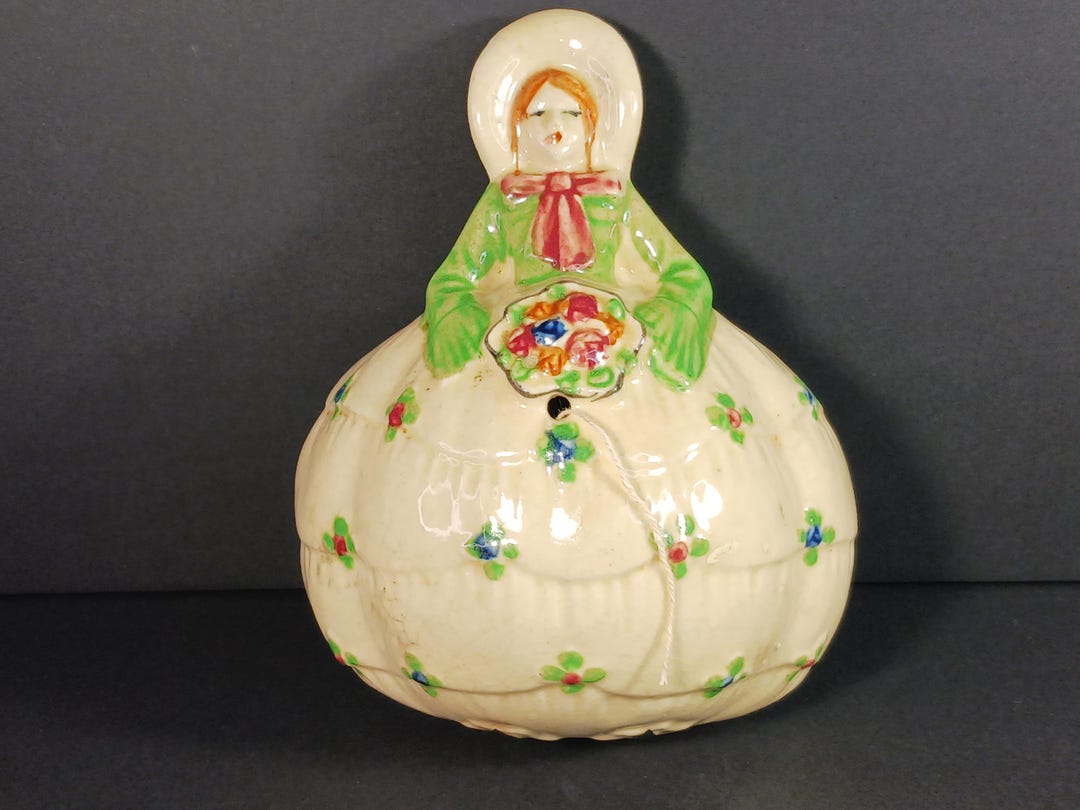 Ceramic Southern Belle String Holder – Made in Japan- Vintage Plaster ...
