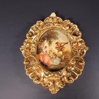 Baroque Royal Lady Portrait, Classic Vintage 18th Century European ...