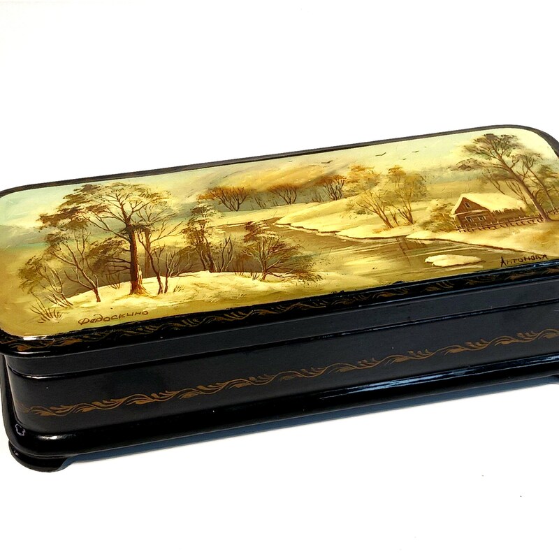 Russian Lacquer Box - Etsy