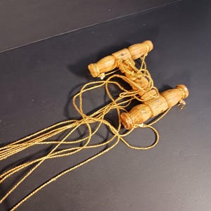 Vintage Asian Dancer Marionette Puppet With Hand Beaded Indonesian ...