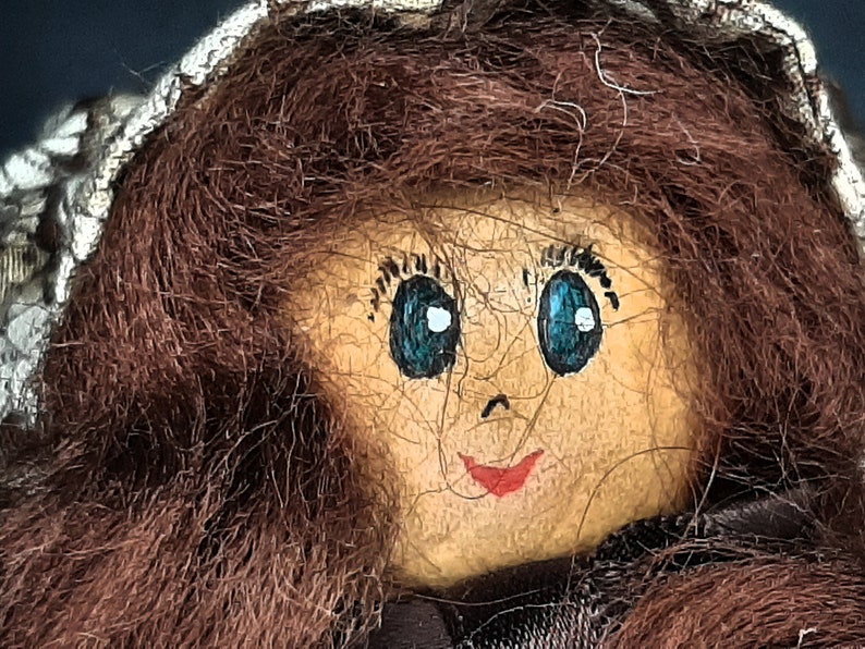 Handcrafted Wooden Clothespin Doll Set Prairie Bonnet Girl Etsy
