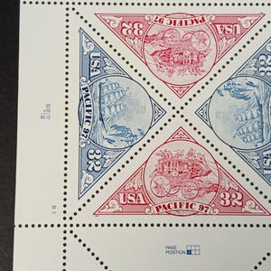 Vintage Postal Stamps Collection Pacific '97 International Stamp ...