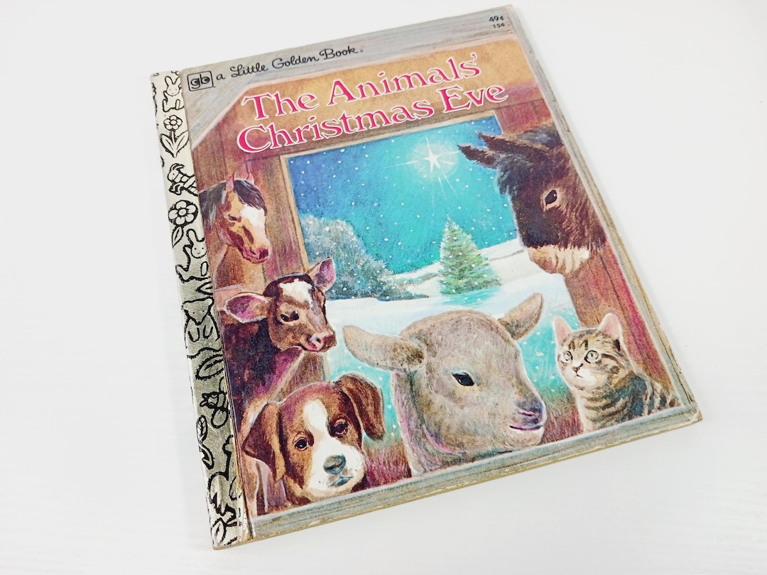 1977 the Animals’ Christmas Eve – Little Golden Book – Vintage Children ...