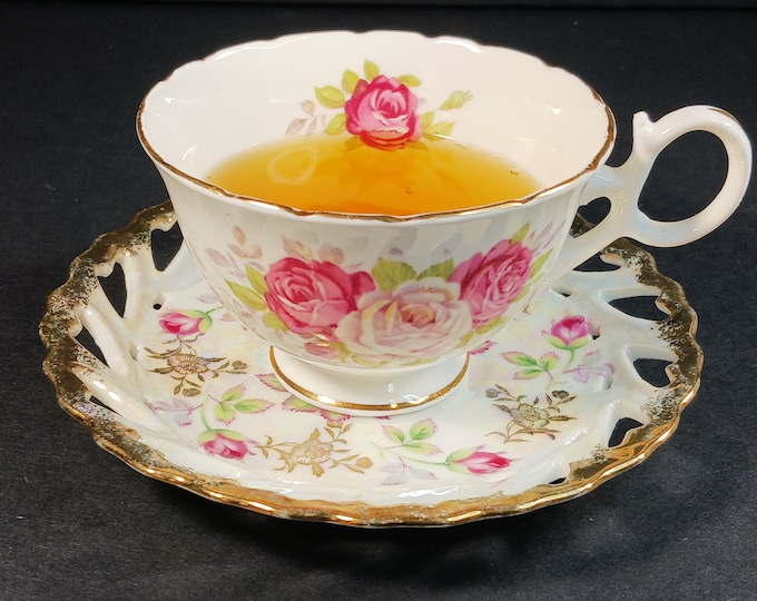 Vintage Mismatched Tea Set -crownford Fine Bone China Tea Cup and Royal ...