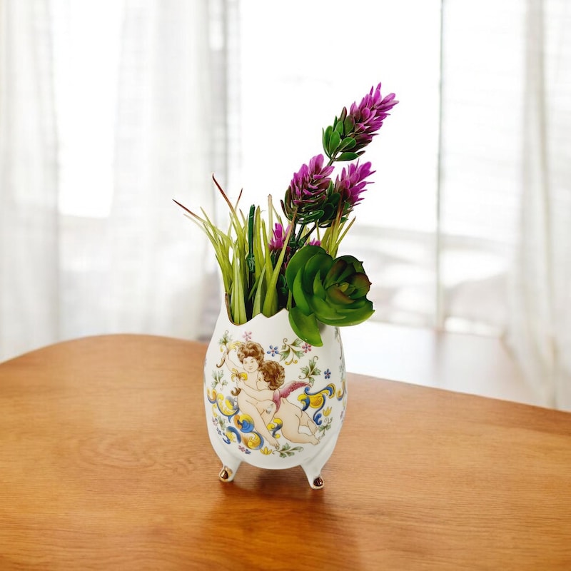 Cherub Egg Vase - Etsy