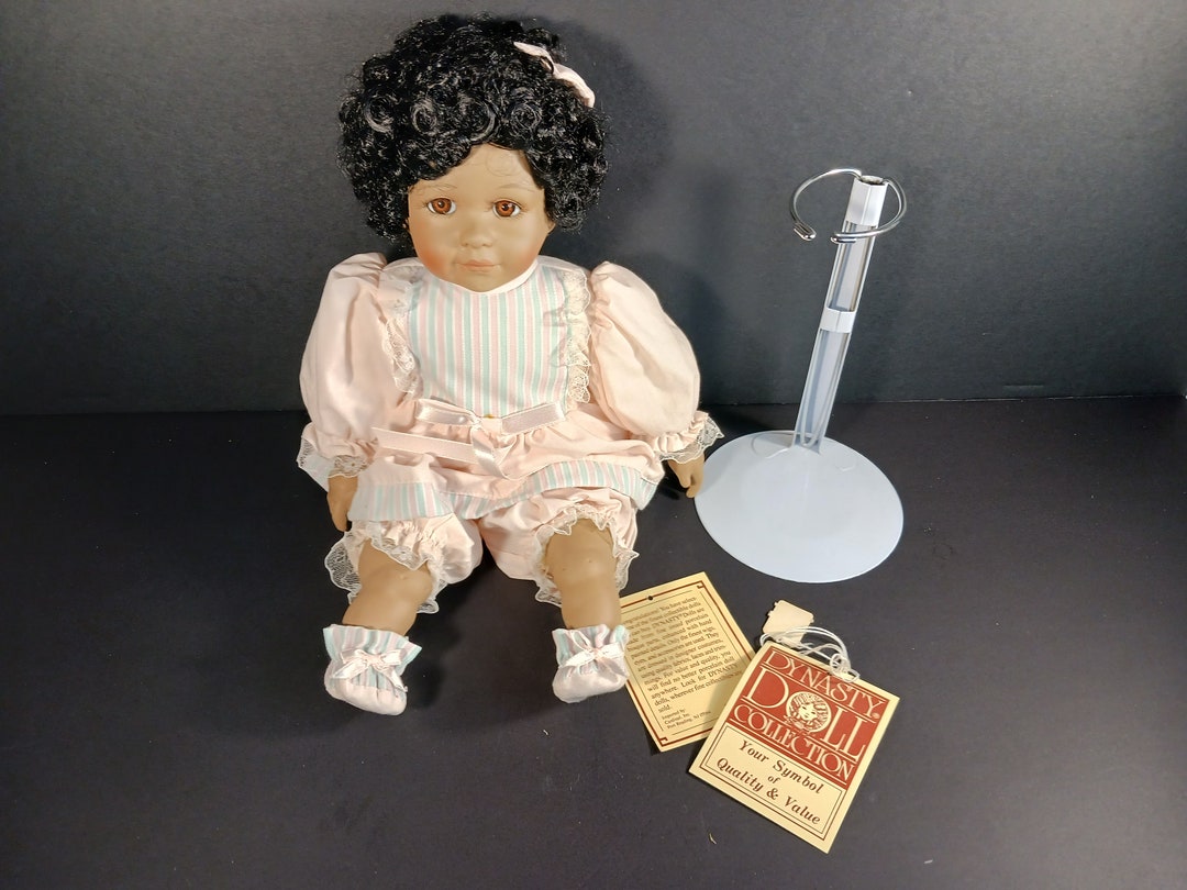 Dynasty Doll Collection 'jessica' Porcelain Doll African American Doll ...