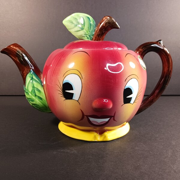 Apple Teapot - Etsy