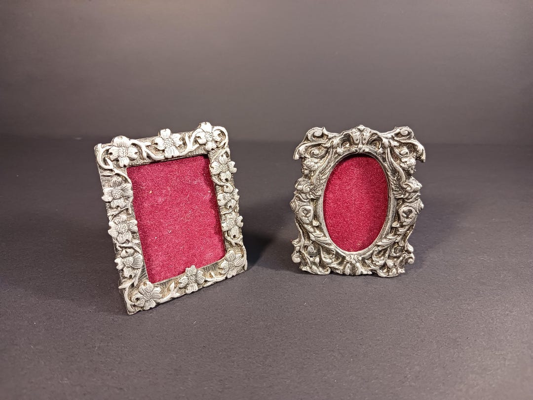 Missing Glass Petite Metal Photo Frames- Elegant Metal Photo Frames Set ...