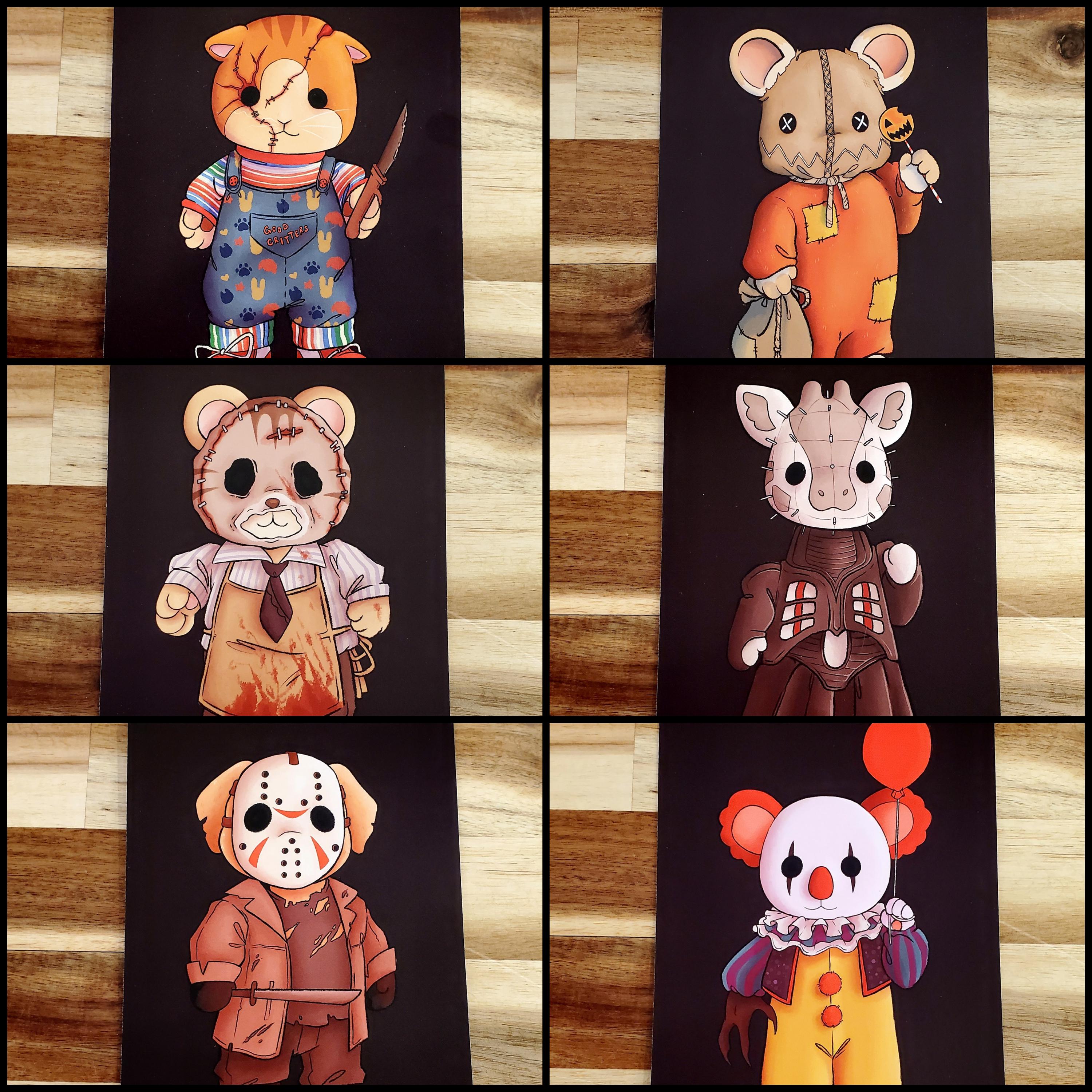 Creepy Critters 5x7 Mini Prints - Etsy