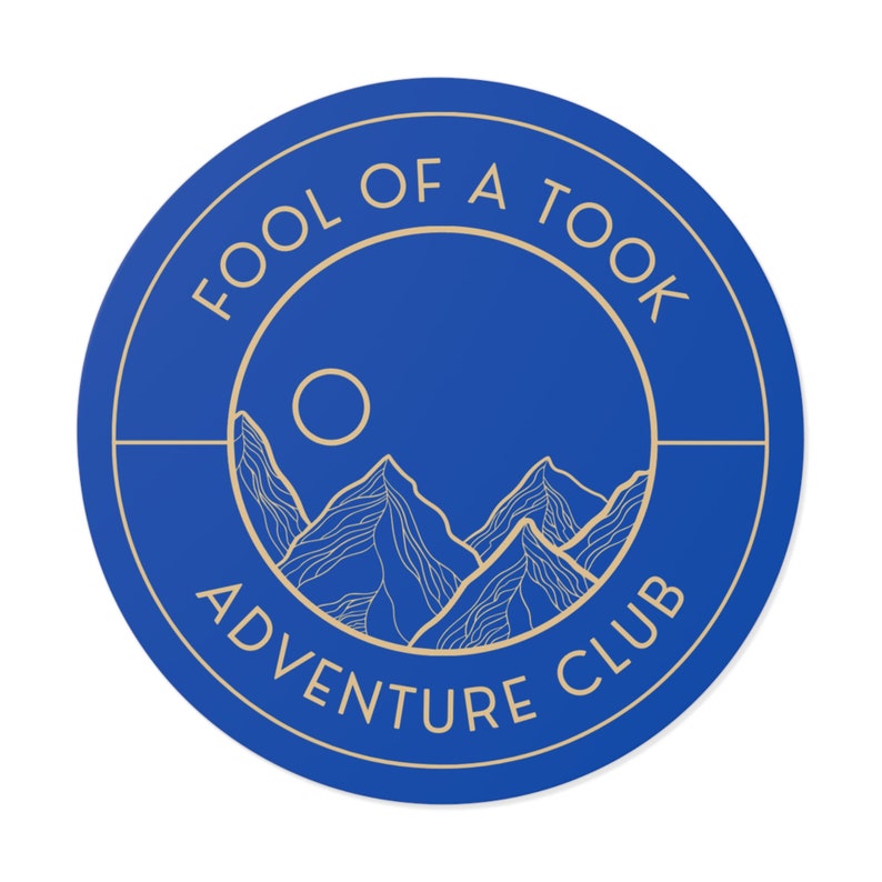 Fool of a Took Lord of the Rings Inspired Round Vinyl Stickers - Etsy