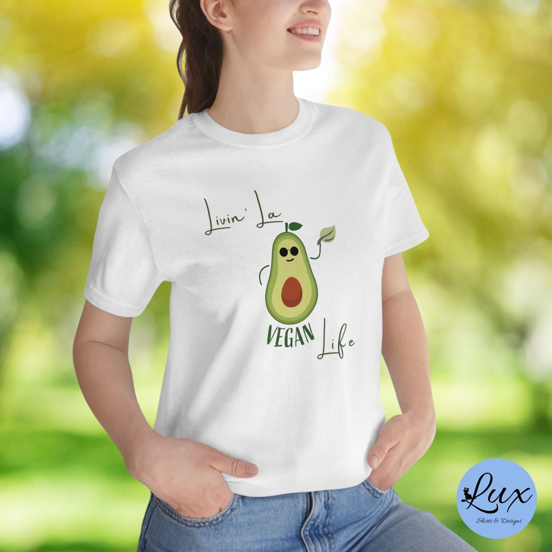 The Vegan Life Shirt Vegan Life Shirt Cute Vegan Graphic Tee Veganism ...