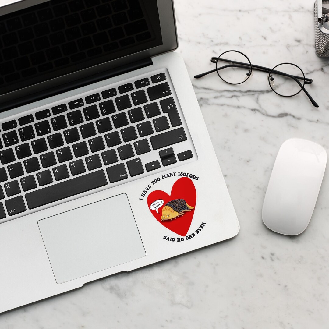 Isopod Sticker, Rubber Ducky Sticker, Cute Bug Waterproof Sticker ...