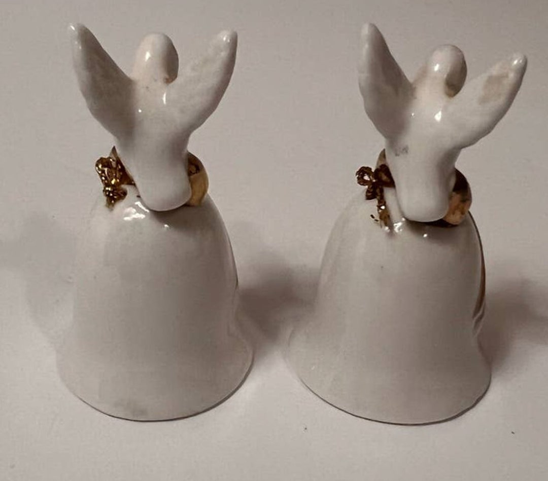 Hope & Peace Bells Doves Gold Ribbons 2 3/4" Tall X 1 1/2" Wide - Etsy
