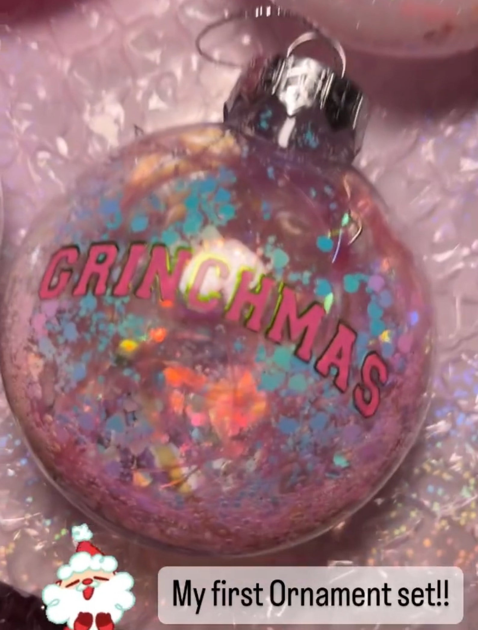 Pink Grinchmas Ornament Set - Etsy