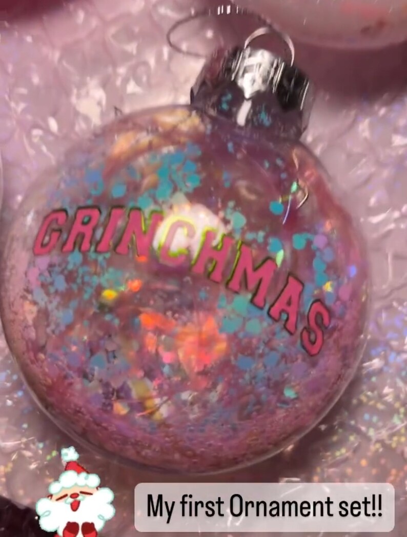 Pink Grinchmas Ornament Set - Etsy