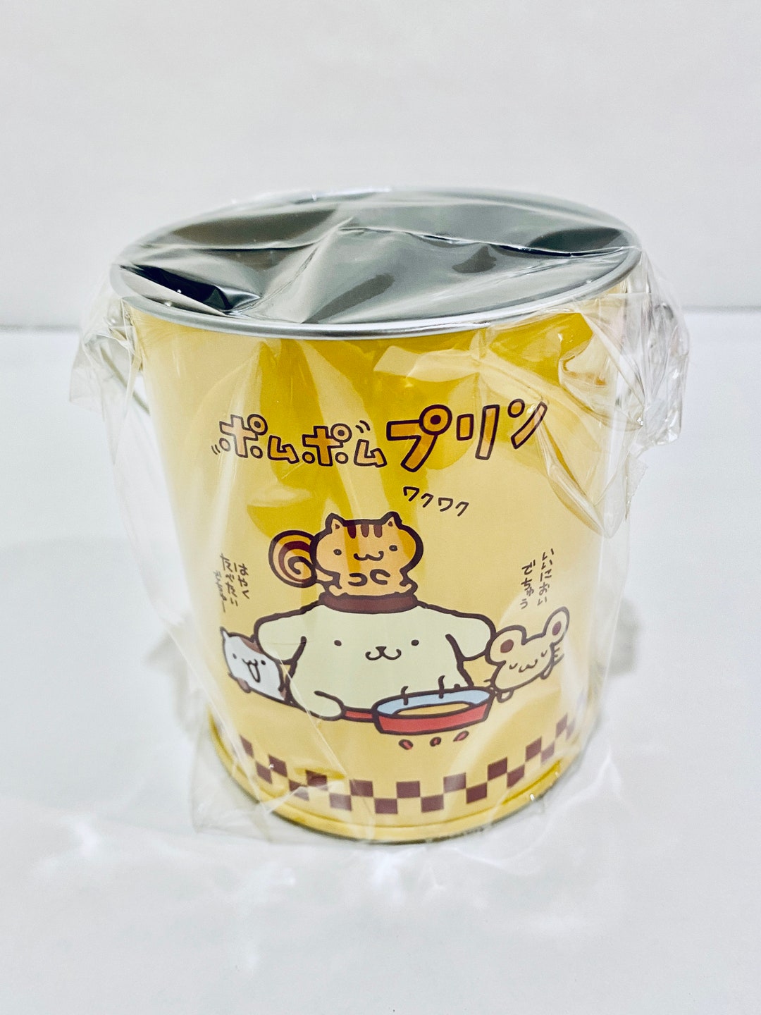Sanrio Pompompurin Metal Bucket Design Pen Stand New Sanrio - Etsy