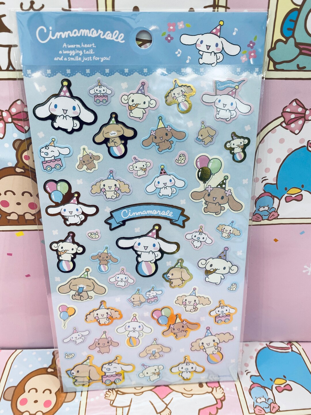 Sanrio Cinnamoroll Stickers Sheet. New for 2022 Collection, Authentic ...