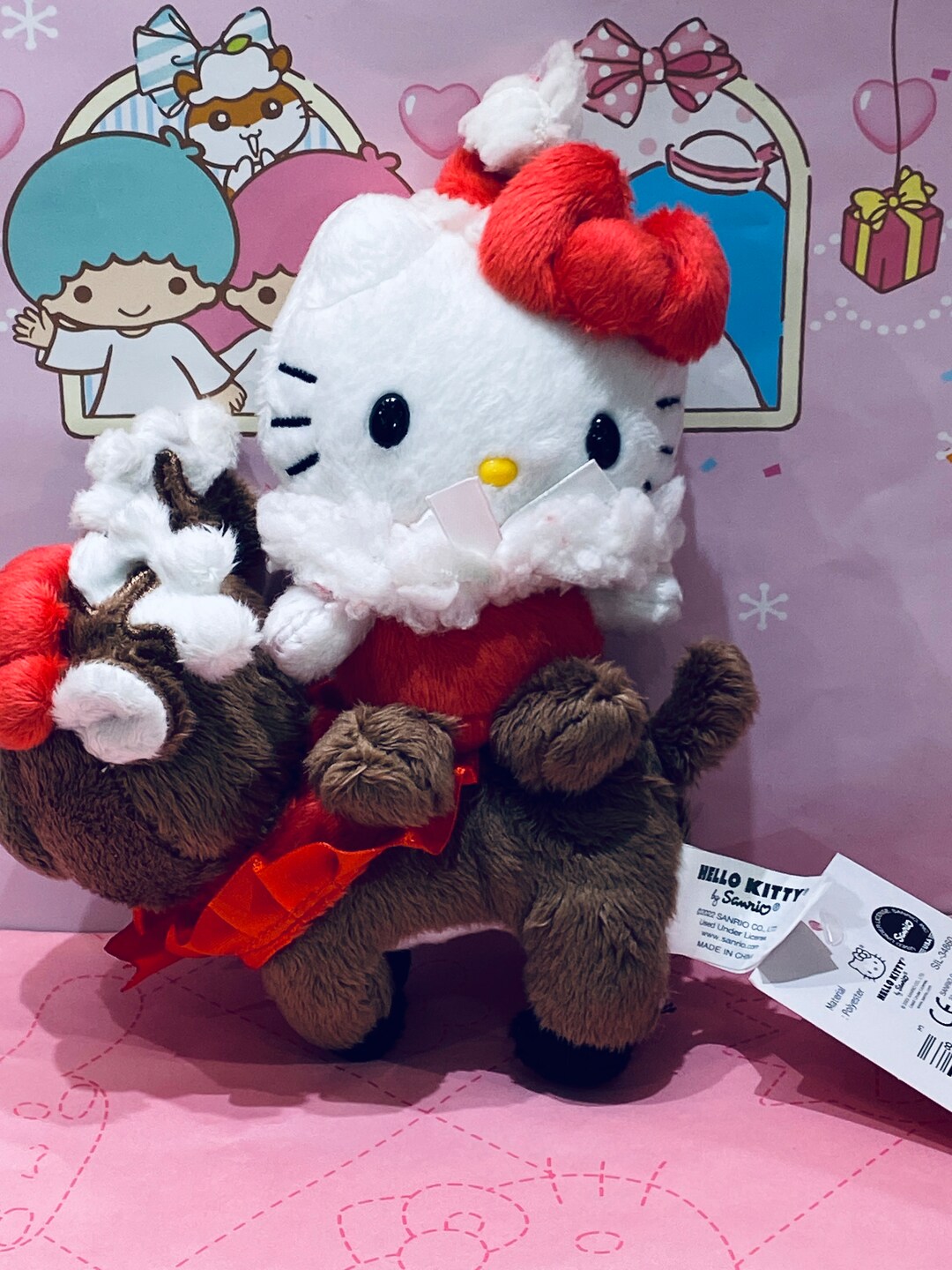 Sanrio Hello Kitty Ridding Raindeer Holiday Edition. Sanrio - Etsy