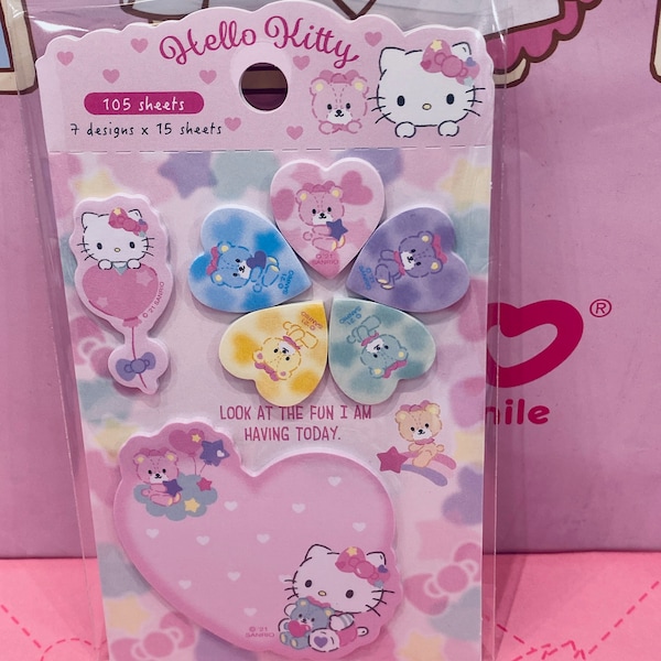 Hello Kittys Sticky Notes - Etsy