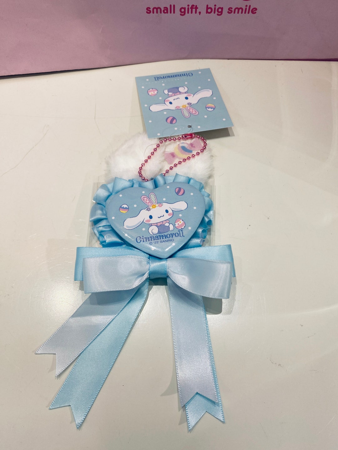 Sanrio Cinnamoroll Badge Design Bag Charm. Sanrio Authentic. Newest ...