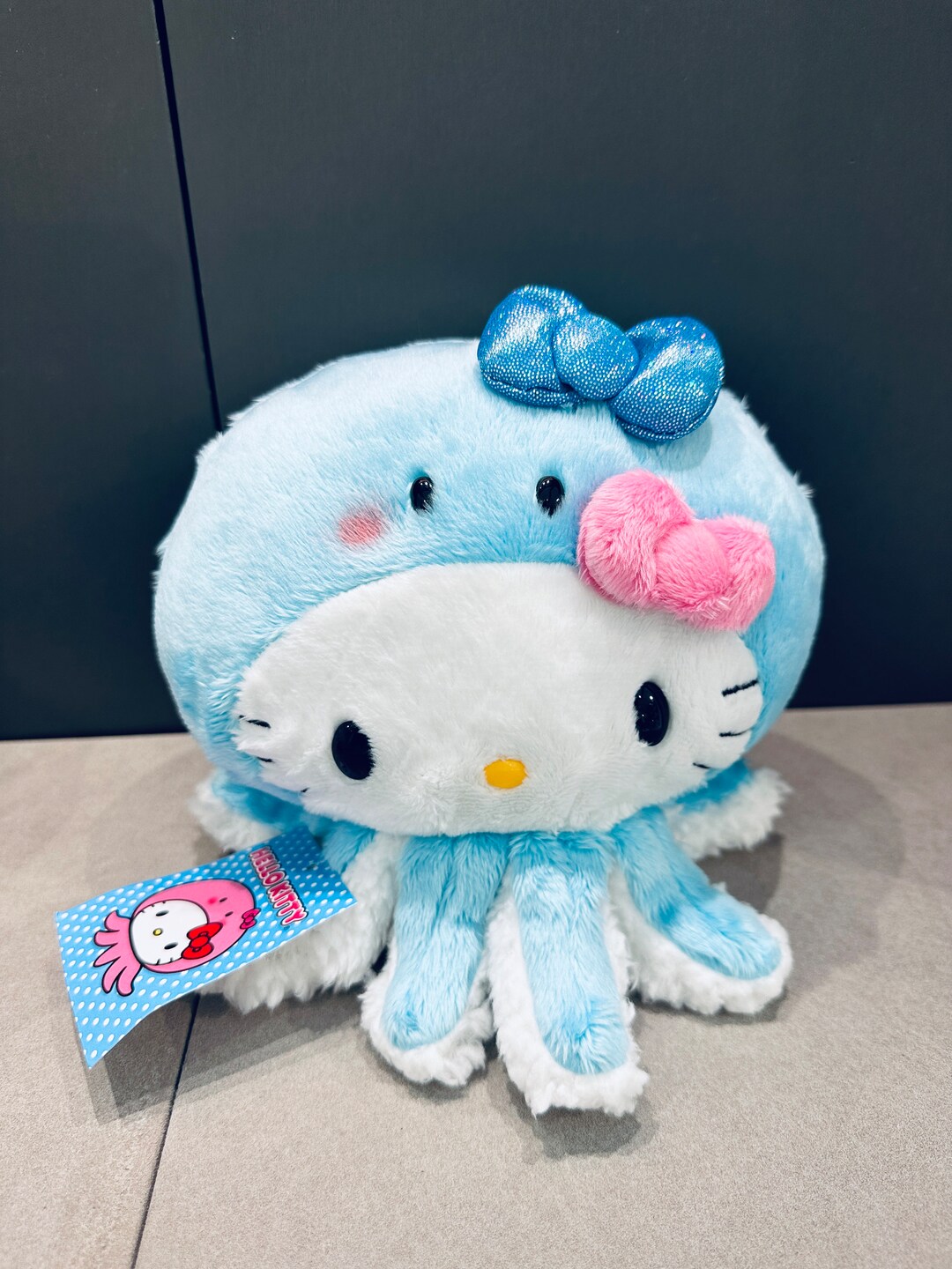 Sanrio Hello Kitty Octopus Bean Doll Blue Plush Sanrio Authentic 2023 ...
