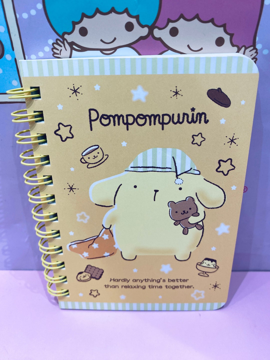 Sanrio Pompompurin Small Notebook New Sanrio Authentic - Etsy