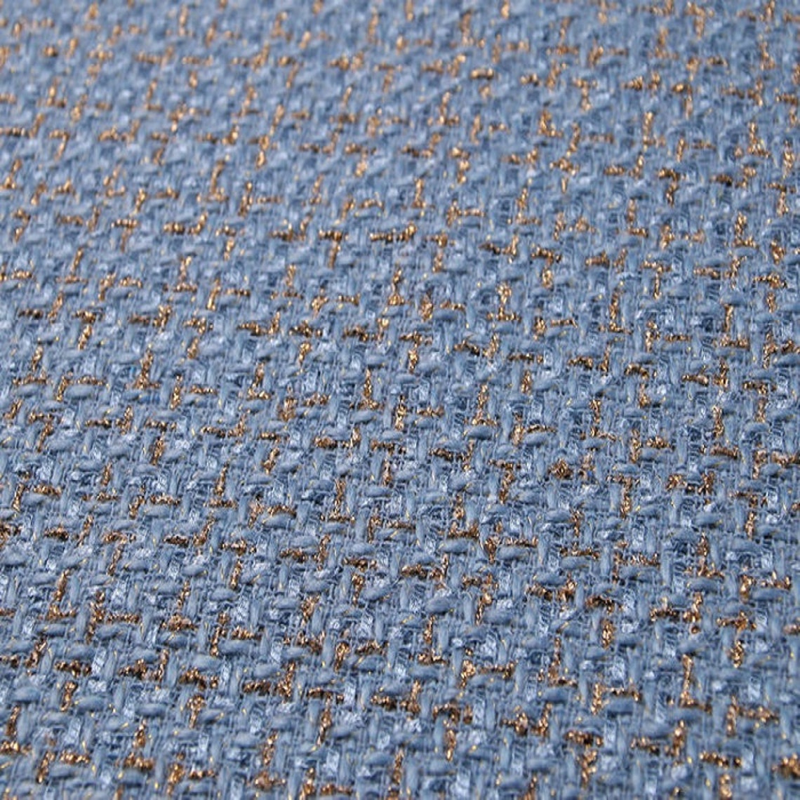 Tweed Fabric Has Gold Thread Weave for Suite, Jacket, Everyday Wear ...