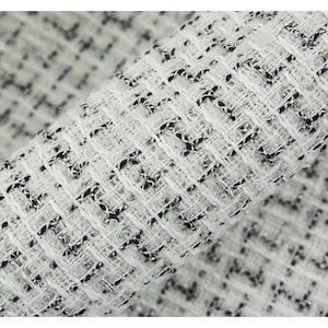 Tweed Fabric Has Black Thread Weave for Suite, Jacket, Everyday Wear ...
