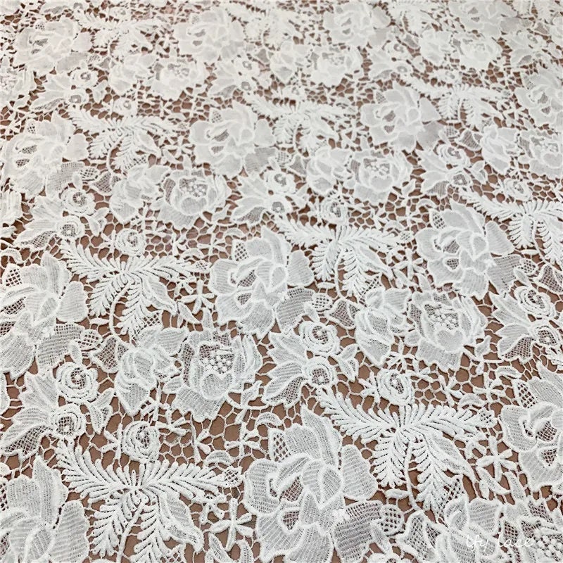 Guipure Lace Fabric - Etsy