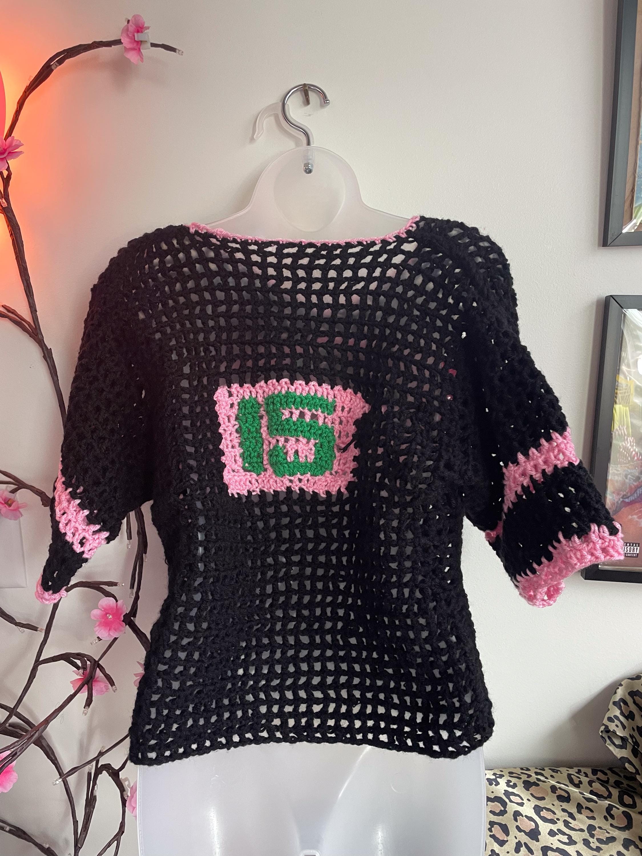 1913 + Line Number Crochet Mesh Jersey by Rachel Mcbride - Etsy