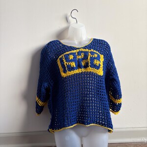 1913 + Line Number Crochet Mesh Jersey by Rachel Mcbride - Etsy