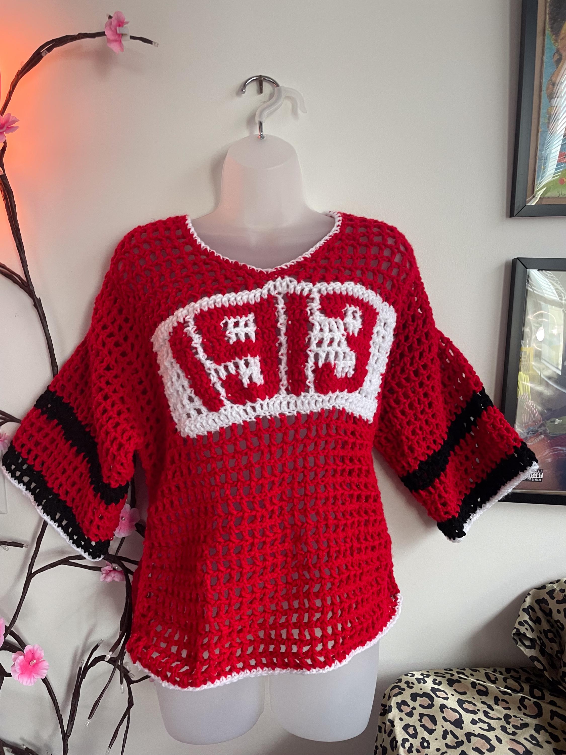 1913 + Line Number Crochet Mesh Jersey by Rachel Mcbride - Etsy
