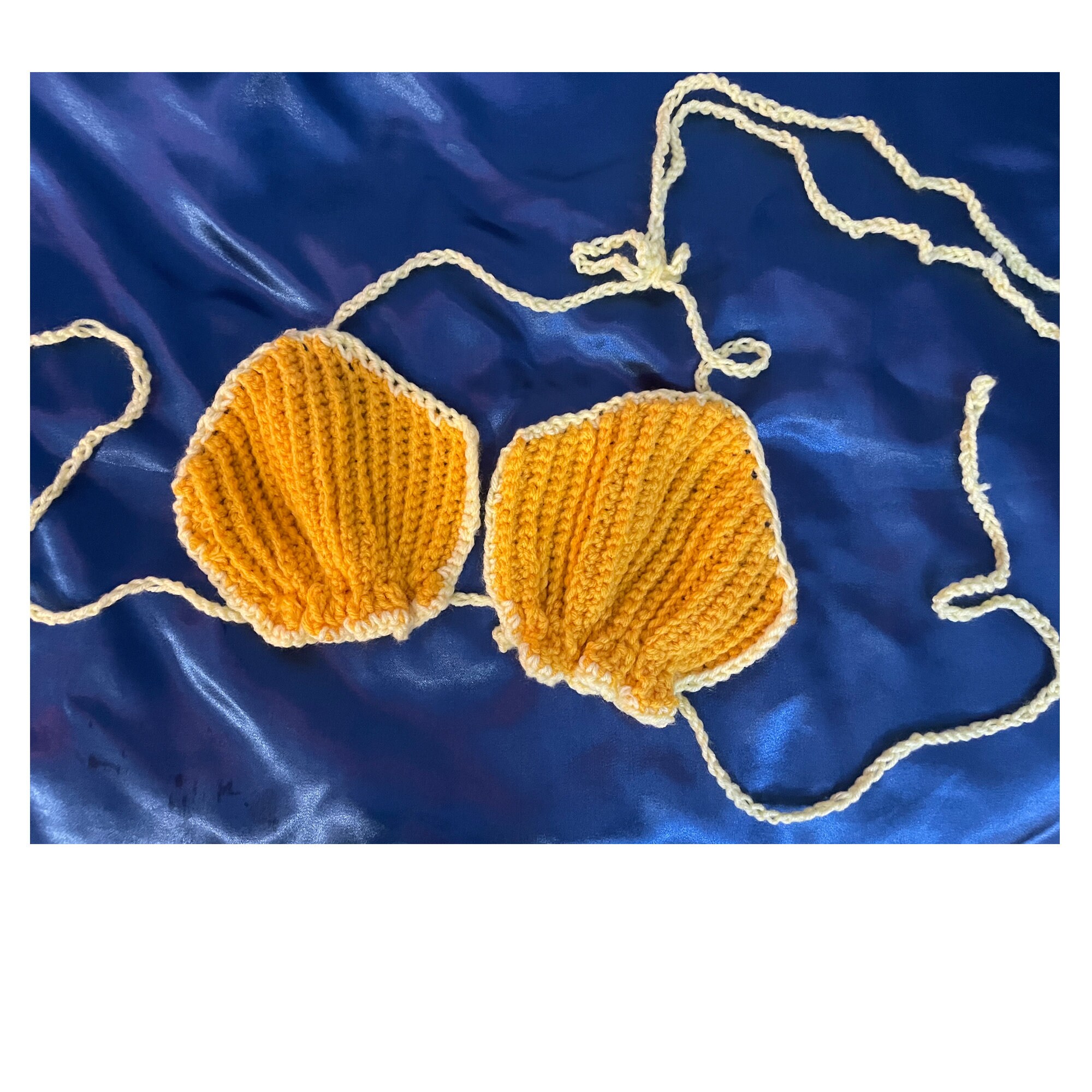 Seashell Bikini Top Crochet Pattern - Etsy