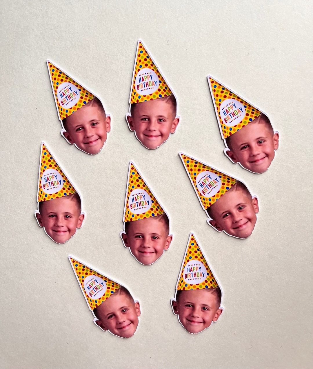 Personalized Birthday Face Confetti - Pack of 75 Customized Confetti - Etsy