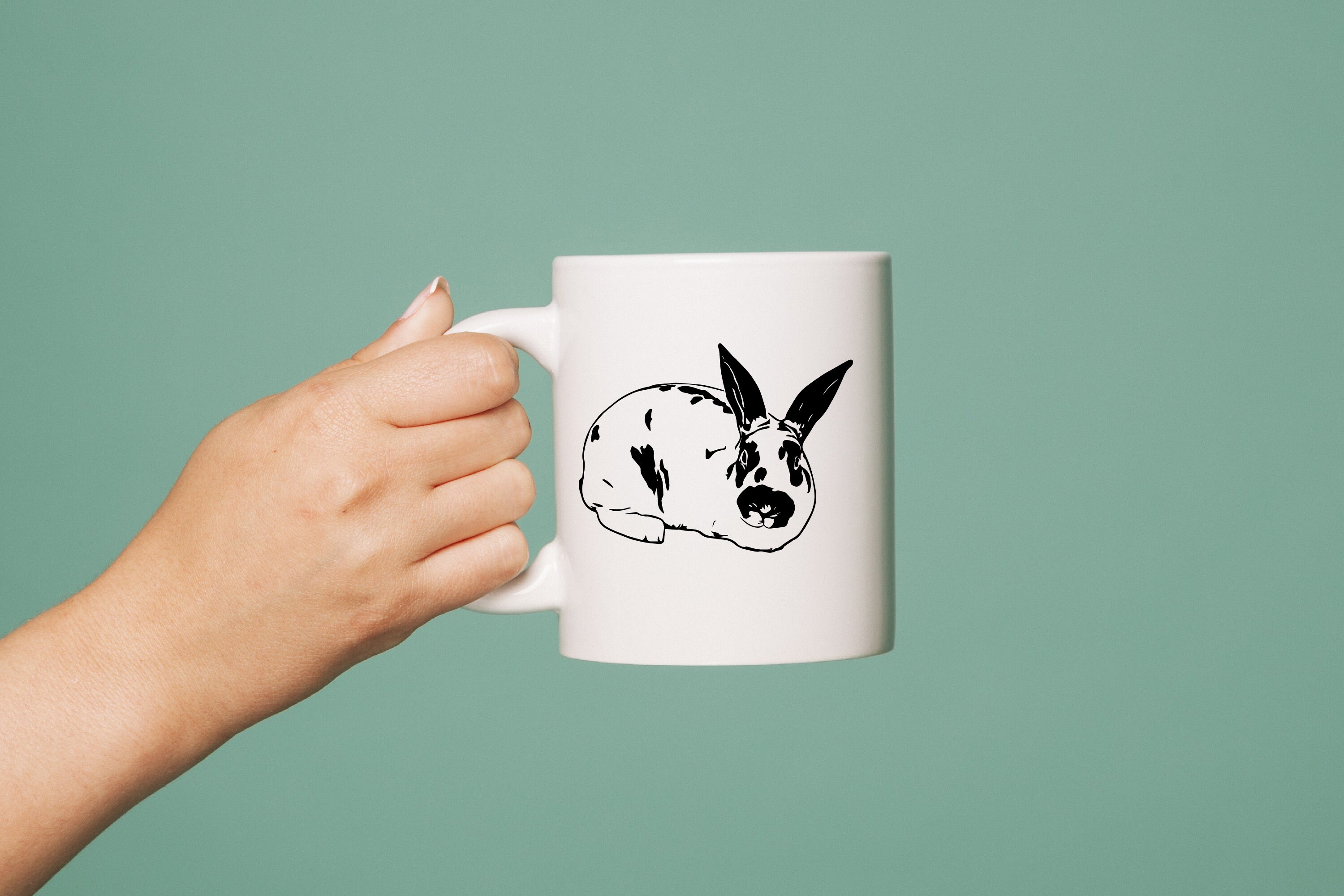 Mini Rex Rabbit Instant Digital Downloadable File for Silhouette ...