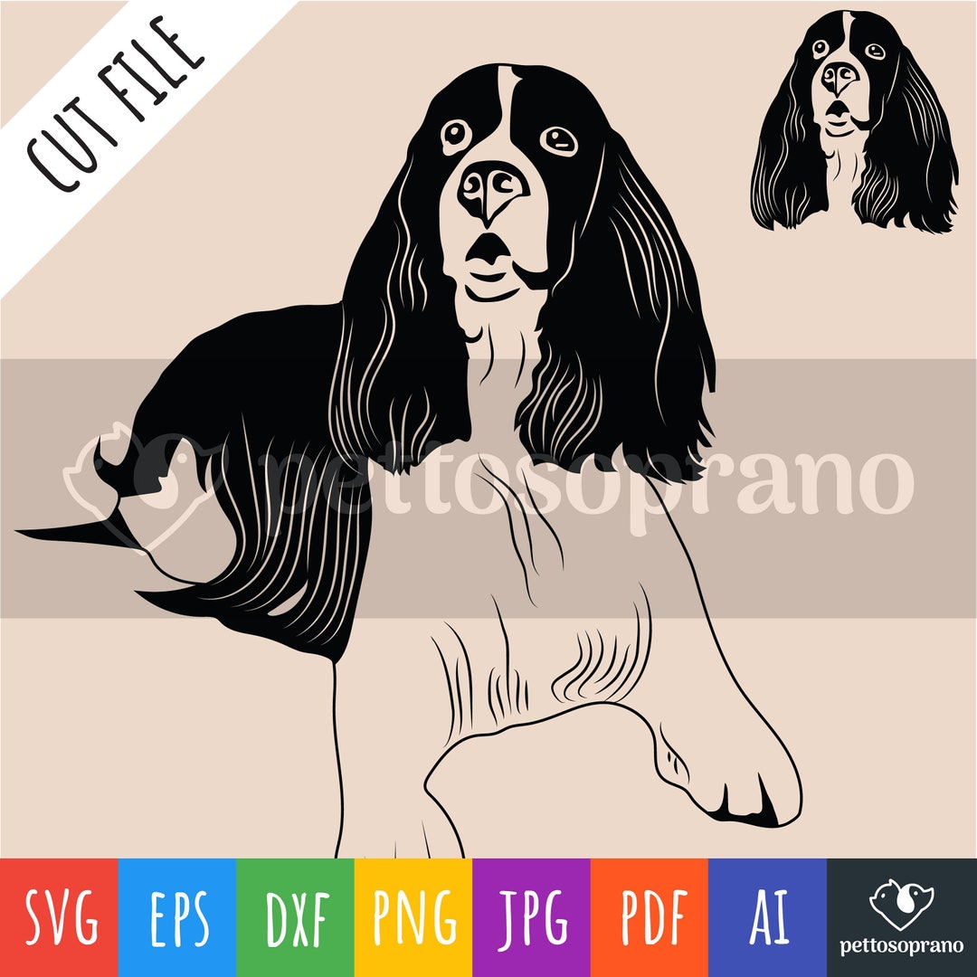 English Springer Spaniel Dog Instant Digital Downloadable File - Etsy