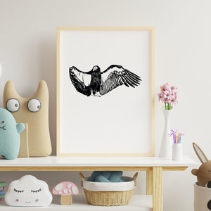 California Condor Instant Digital Downloadable File for Silhouette ...