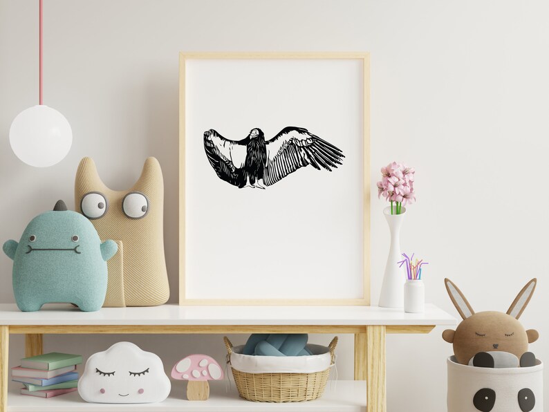 California Condor Instant Digital Downloadable File for Silhouette ...