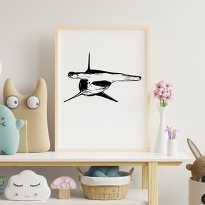 Hammerhead Shark Instant Digital Downloadable File for Silhouette ...