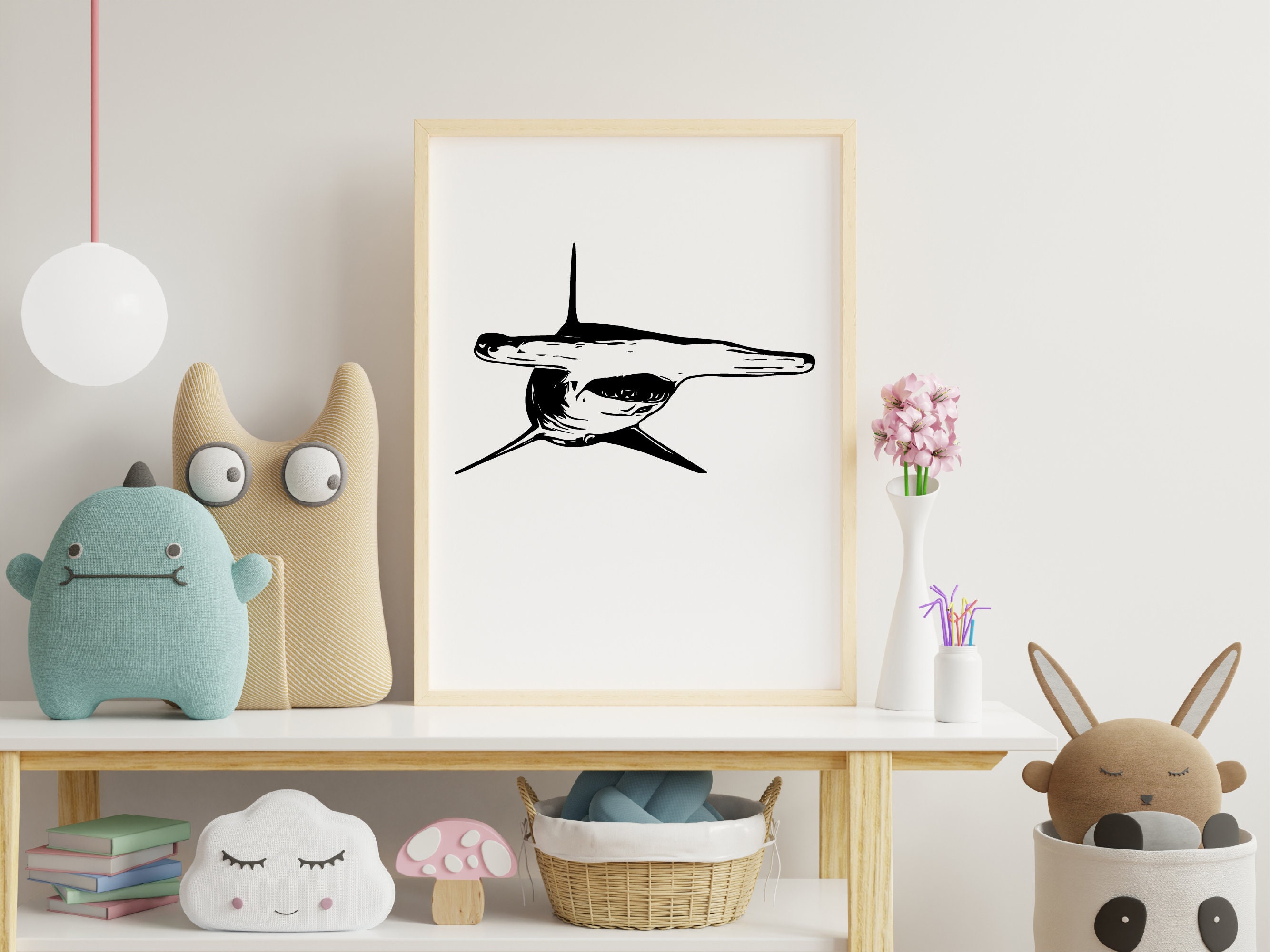 Hammerhead Shark Instant Digital Downloadable File for Silhouette ...