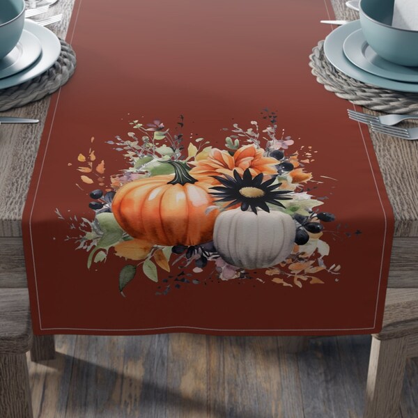 Fall Table Runner - Etsy