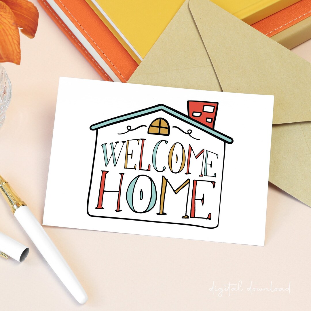 Welcome Home Card Realtor Welcome Home Card New Home Printable Realtor ...