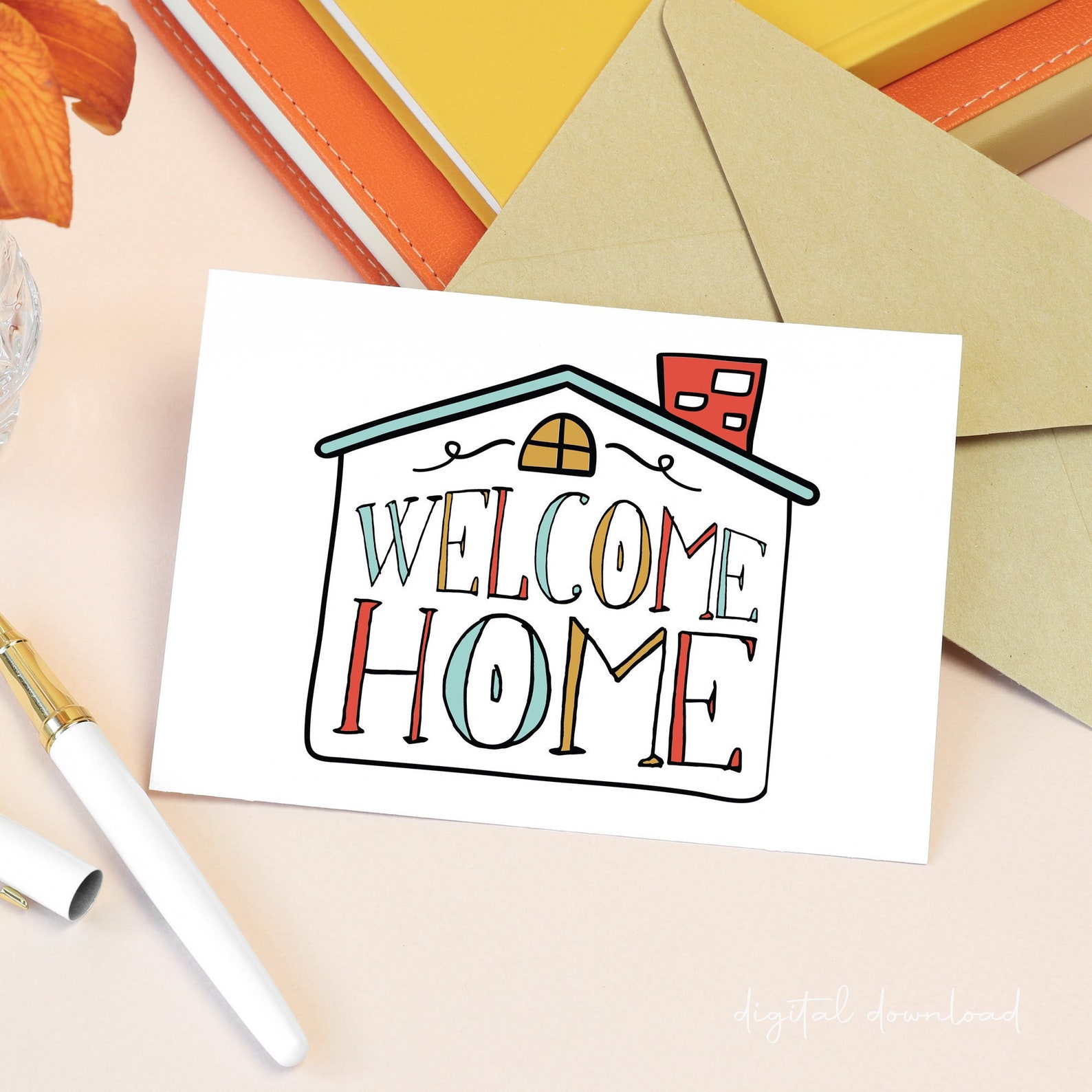 Welcome Home Card Realtor Welcome Home Card New Home Printable Realtor ...