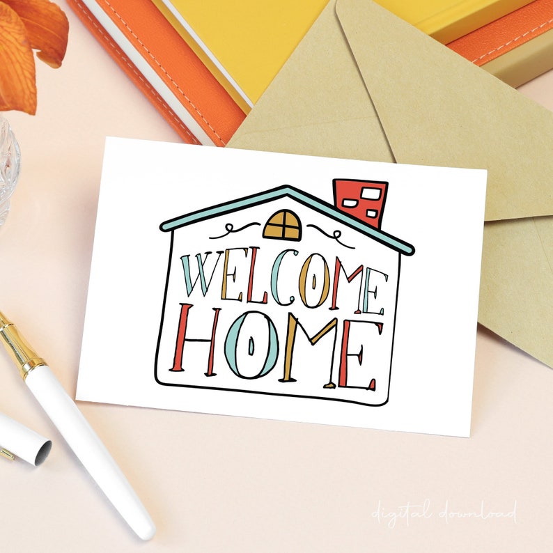 Welcome Home Card Realtor Welcome Home Card New Home Printable Realtor ...